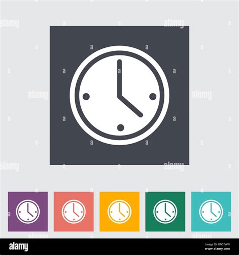 Symbol Clock Icon Image Stock Vector Images Alamy