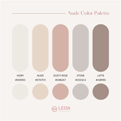 Nude Color palette แจกโทนสเรยบหร อบอน เอาไปใชยงไงกปง ledajewelrybkk