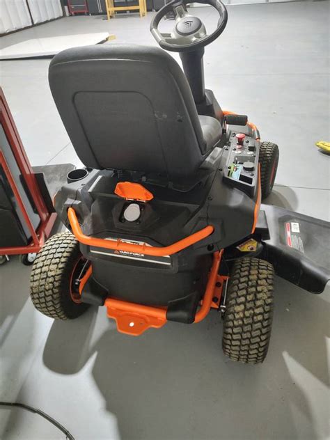 Like New Yard Force Vortex 48 Volt Electric Riding Lawn Mower Ronmowers