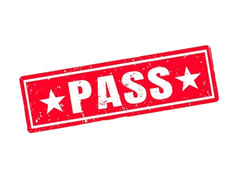 Premium Vector Pass Red Stamp Style Premium Vector Pass Red Stamp Style