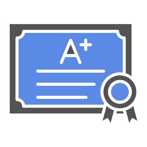 Premium Vector Grade Icon Style