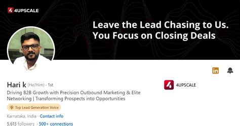 Hari Krishnan On Linkedin Topleadgenvoice Linkedin Leadgeneration