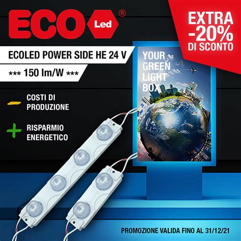 Promozione Ecoled Power Side He 24v Fino Al 31122021 20 Cmn Group Srl