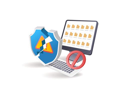 Technology Computer Data Security Warning 31740404 Vector Art At Vecteezy