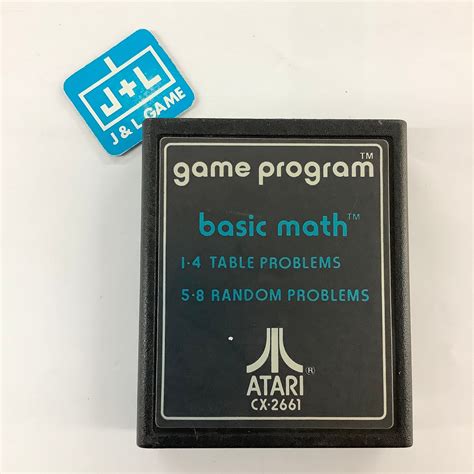 basic math atari 2600 [pre owned] basic math game data math