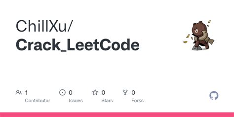 Github Chillxucrackleetcode