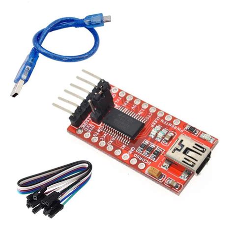 FT232RL FTDI USB To UART TTL Serial Converter Adapter Module For Arduino Multi Plug Multi