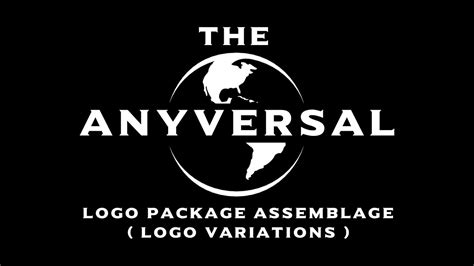 The Anyversal Logo Package Assemblage Logo Variations Youtube