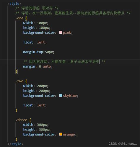 css布局技巧：浮动、盒子模型与居中解决案例 csdn博客