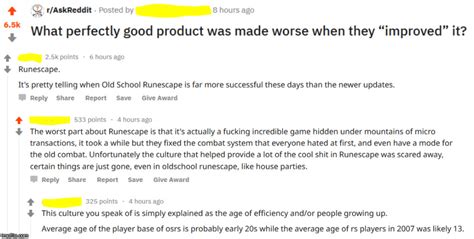 Been Seeing Runescape Osrs Pop Up Randomly In Popular Subreddits Can This Be The Standard Of