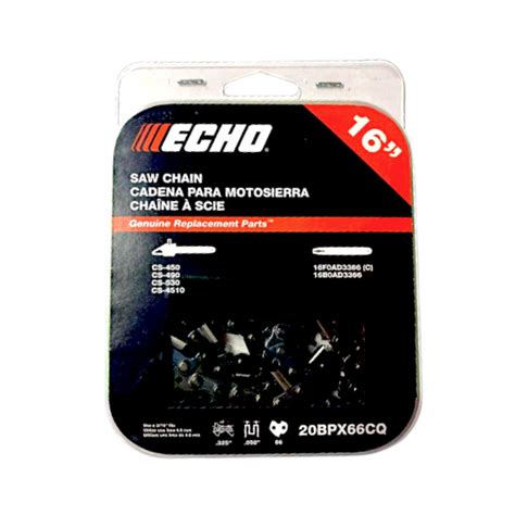 Echo 16 Inch Chainsaw Chain 20bpx66cq Oem My Parts Store