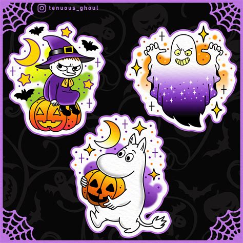 My Spooky Moomin Flash Sheet For This Year 🎃 R Moomins