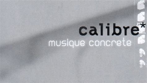 Drum And Bass Calibre Musique Concrete 2001 Youtube