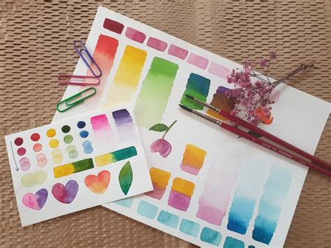 수채화 기초기법 배우기 그라데이션 수채화 배우기