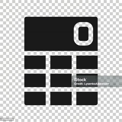 플랫 스타일의 계산기 아이콘입니다 흰색 절연 배경에 벡터 그림을 계산합니다 계산 비즈니스 개념입니다 건강관리와 의술에 대한 스톡