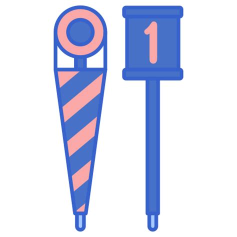 Down Indicator Flaticons Lineal Color Icon