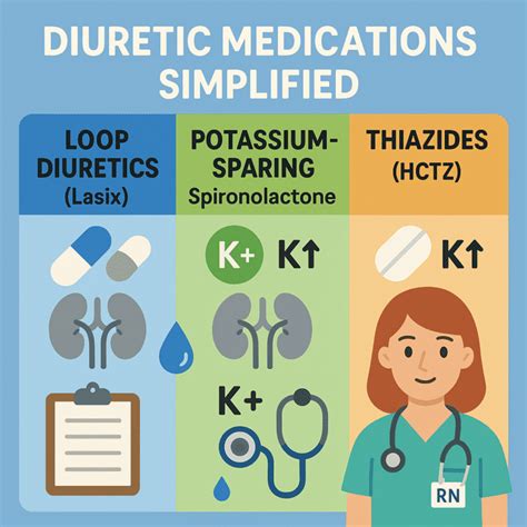 Diuretic Medications For Nurses Lasix Spironolactone And Thiazides