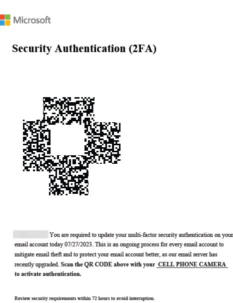 Attackers Weaponizing Qr Codes To Steal Microsoft Credentials