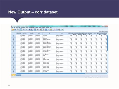 Tech Tip Output Management System Oms In Ibm Spss Statistics Ppt