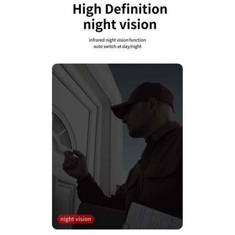 Badu Bg Камера за звънец Безжични звънци за дома Hd Wifi Звънец за врата Сигурност на вратата на