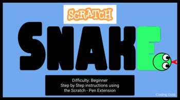 Scratch Coding Project Make Your Own Snake Game By Coding Gold