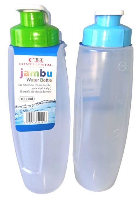 1000mls Jambu Water Bottle Assorted Colors Continental Homeware