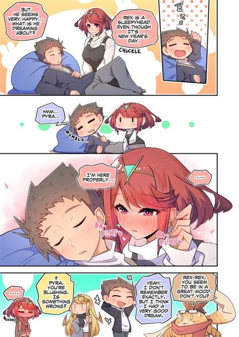 Rex Is Having Very Good Dream Art By Ragau01 Rxenobladechronicles