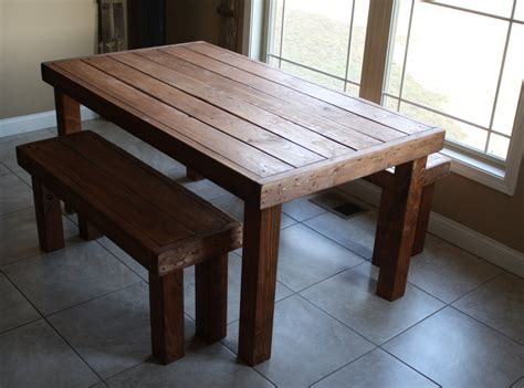 RUSTIC CABIN TABLE Kitchen Lodge Dining Wood Wooden Etsy