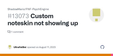 custom noteskin not showing up · issue 13073 · shadowmario fnf