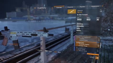 Compensator Weapon Modifier Item · The Division Field Guide