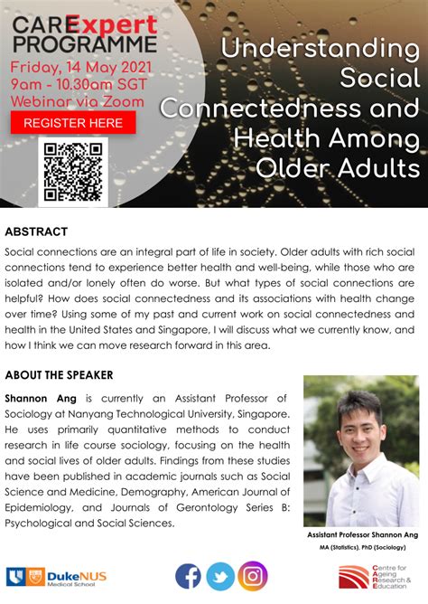 Care Experts Webinar Understanding Social Connectedness And Health