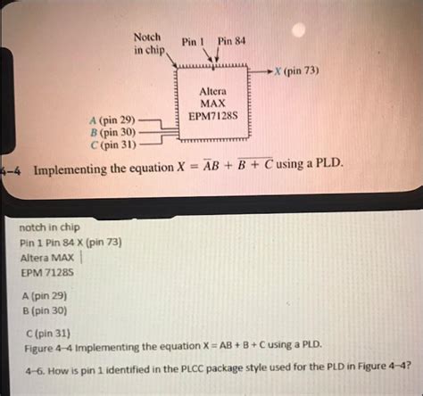 −4 implementing the equation x aˉb bˉ cˉ using a pld