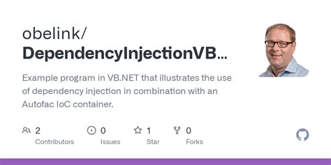 GitHub Obelink DependencyInjectionVBPart Example Program In VB NET That Illustrates The Use