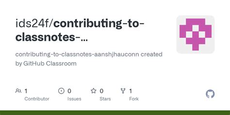Contributing To Classnotes Aanshjhauconnreadmemd At Main · Ids24fcontributing To Classnotes