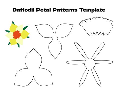 Daffodil Template