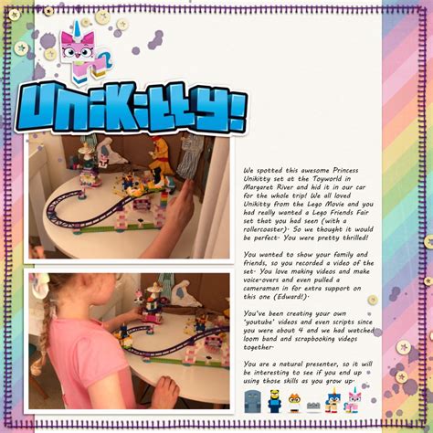 Inside My Album Unikitty Digital Scrapbooking Hq