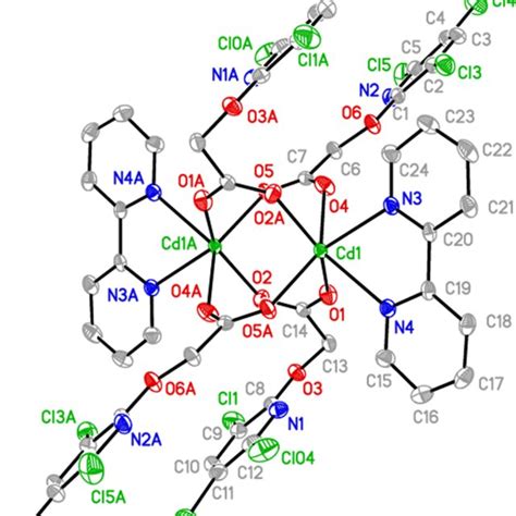 The Molecular Structure Of 1 Showing The Atom Numbering Scheme