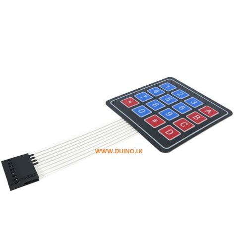 Membrane Switch Keypad X Matrix Array Key Duinolk The Biggest Arduino Online Store In