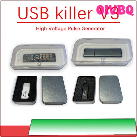 OIVBQ USB Killer V3 USBkiller V2 High Voltage Pulse Generator For Computer Notebook PC Destroy