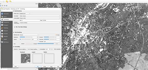 geotiff tiff loading xml file aux tif in qgis geographic