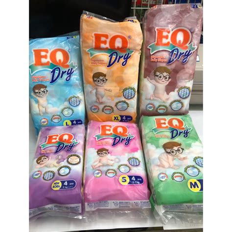 Eq Dry Mini Pack Newborn 4s Small 4s Medium 4s Large 4s X Large 4s Xxl 4s Shopee Philippines