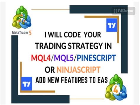 Code And Convert Tradingview Pinescript To Mt4 Mt5 Ninjatrader Bot