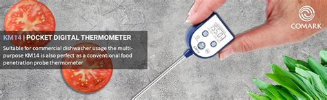 Comark Instruments Km14 Pocket Digital Dishwasher Thermometer With Max Hold Amazon Ca