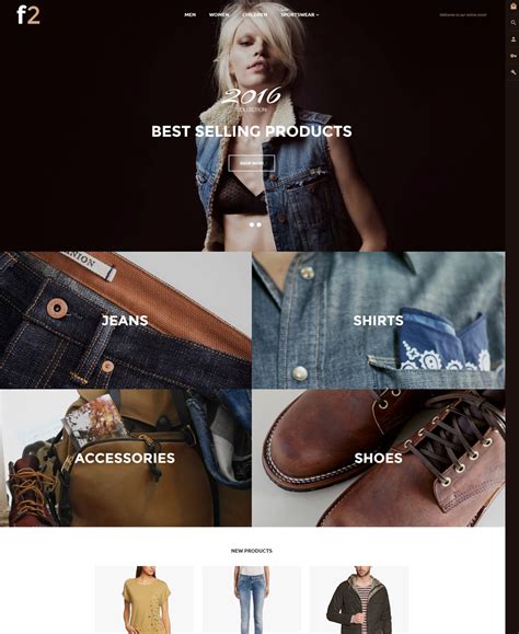 Free And Premium Responsive ECommerce Templates Web Design Ledger