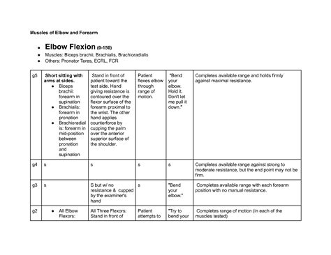 SOLUTION Mmt Elbow Forearm Wrist Studypool