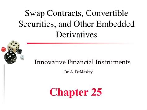 Ppt Swap Contracts Convertible Securities And Other Embedded