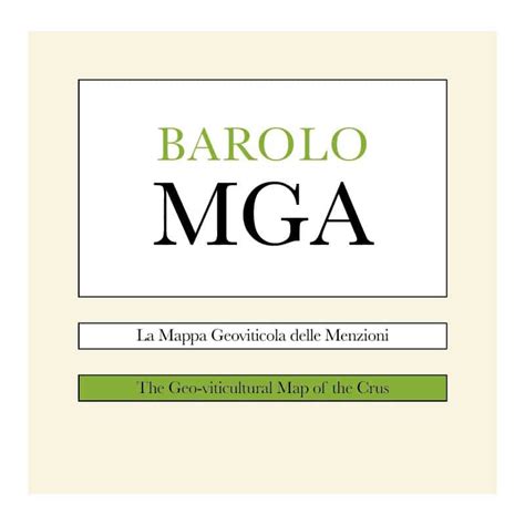 Barolo Mga Wine Crus Map 59x84 Enogeas Vineyard Atlas