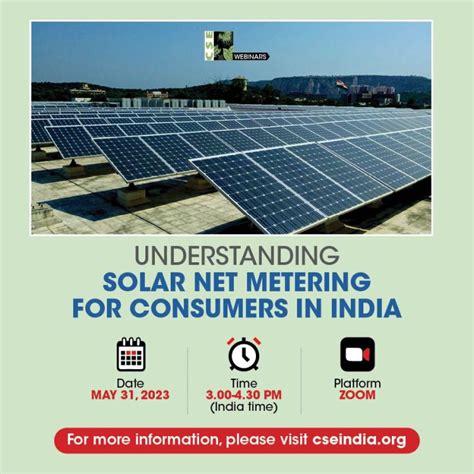 Understanding Solar Net Metering For Consumers In India CSE DevInfo In