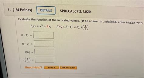 Solved 6 [ 15 Points] Details Sprecalc7 2 1 018 Complete