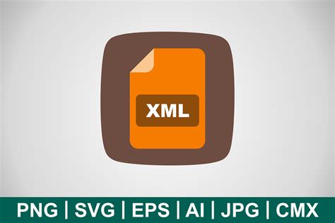 Vector XML Icon Graphic By IYIKON Creative Fabrica